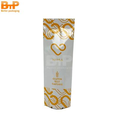 China Aluminum Foil Mylar Back Seal Bags Resealable Powder Doypack Plastic Food Grade Packaging for sale