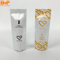China Aluminum Foil Mylar Back Seal Bags Resealable Powder Doypack Plastic Food Grade Packaging for sale