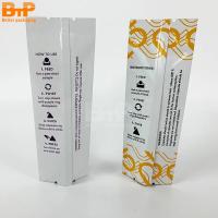 China Aluminum Foil Mylar Back Seal Bags Resealable Powder Doypack Plastic Food Grade Packaging for sale
