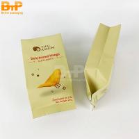 China Side Gusset Custom Back Seal Bags Resealable Doypack Aluminum Foil Dried Food Packaging for sale
