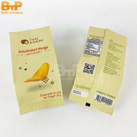 China Side Gusset Custom Back Seal Bags Resealable Doypack Aluminum Foil Dried Food Packaging for sale