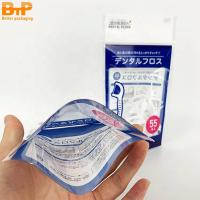 China Clear Window Three Side Seal Bags Resealable Doypack Mylar Zipper Plastic Food Packaging for sale