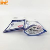 China Clear Window Three Side Seal Bags Resealable Doypack Mylar Zipper Plastic Food Packaging for sale