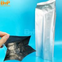 China Aluminum Foil Stand Up Custom Back Side Seal Gusset Doypack Resealable Food Packaging Bag for sale