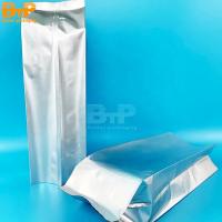 China Aluminum Foil Stand Up Custom Back Side Seal Gusset Doypack Resealable Food Packaging Bag for sale