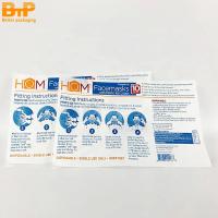 China Medical Mask Laminated Transparent Mylar Ziplock Bag Resealable Doypack Plastic Packaging for sale