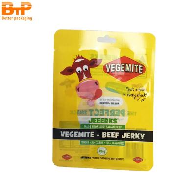 China Smell Proof Tear Notch Mylar Packaging Bag Digital Printed Resealable Ziplock Plastic for sale