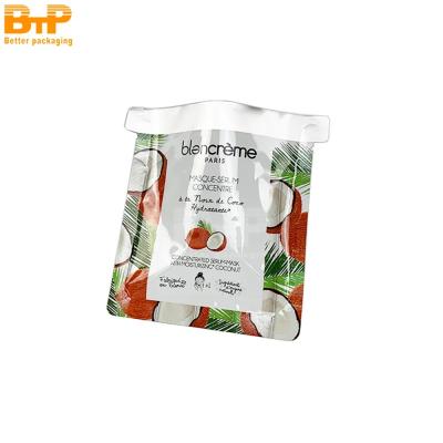 China Tear Notch Three Side Seal Bags Resealable Doypack Mylar Plastic Food Packaging Zipper for sale