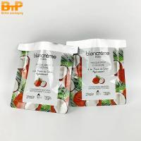 China Tear Notch Three Side Seal Bags Resealable Doypack Mylar Plastic Food Packaging Zipper for sale