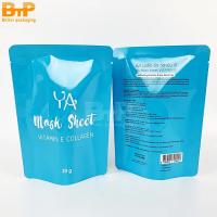 China Smell Proof Tear Notch Three Side Seal Bags Resealable Ziplock Aluminum Plastic Packaging for sale