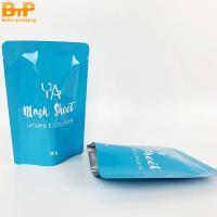 China Smell Proof Tear Notch Three Side Seal Bags Resealable Ziplock Aluminum Plastic Packaging for sale