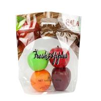 China Fresh Fruit Mylar Stand Up Pouch Resealable Plastic Ziplock Packaging with Carry Handle for sale