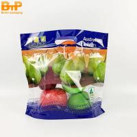 China Mylar Doypack Fruit Food Packaging Custom Printed Resealable Ziplock Stand Up Pouch for sale