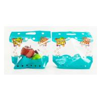 China Clear Fruit Food Packaging Bags Air Holes High Barrier Resealable Moisture Protection for sale