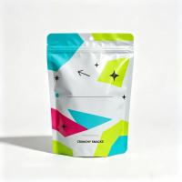China 3.5g Custom Printed Doypack Smell Proof Resealable Plastic Zipper Stand Up Pouch for sale