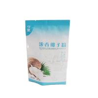 China Back Seal Coconut Powder Food Packaging OEM Printed Plastic Stand Up Pouch for sale