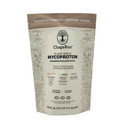 China 100g 200g Digital Printed Packaging Bags Mylar Mushroom Resealable Stand Up Pouch for sale