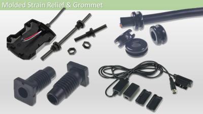 China Customized Wire Harness Molded Strain Relief Grommet for sale