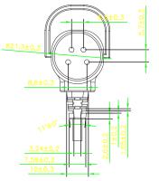 China Over-Molded Supermarket Refrigeration Case LED Harnesses 12V 24V for Low Temp Displays for sale