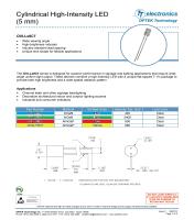 China Optek TT Electronics OVLLB8C7 OVLLG8C7 Standard LEDs Through Hole 5mm 470nm for Home Appliances for sale