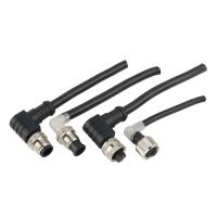 China M12 Sensor Cable Connector 2.5mm-14mm with Injection Molding Straight/Right Angle for sale
