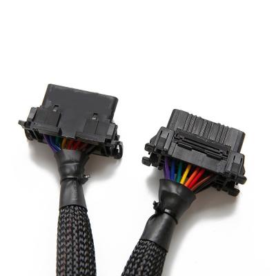 China J1962 OBDII Vehicle Side Connector 12V 16 Pin OBD2 Diagnostic Socket for sale