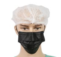 China 12 Gsm Disposable Medical Bouffant Caps With Double Elastic Band 21