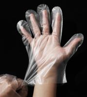China Waterproof Disposable Pe Gloves , Food Handling Plastic Gloves For Household for sale