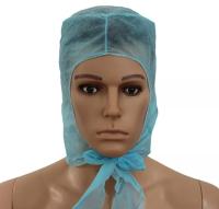 China Customized Disposable Surgical Hood , Non Woven Head Cap With PP SMS Material for sale