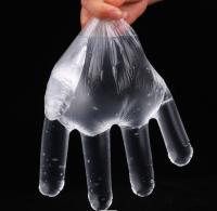 China Transparent LDPE Disposable Plastic Gloves Waterproof For Restaurant for sale
