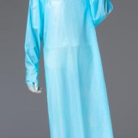 China 16-45gsm Disposable Isolation Gowns Ties Sms Isolation Gown for sale