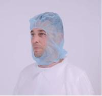 China PP Spunbond Disposable Non Woven Cap Dust Proof Without Mask for sale