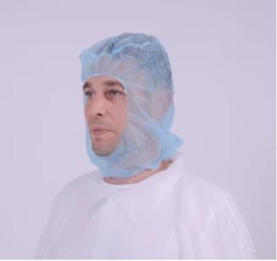China PP Spunbond Disposable Non Woven Cap Dust Proof Without Mask for sale