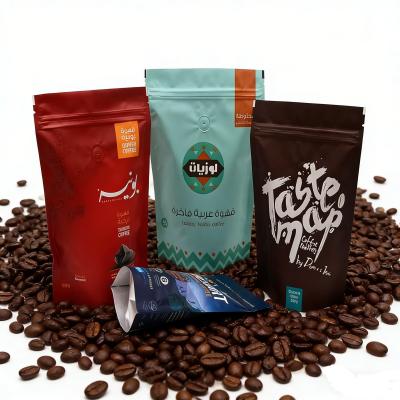 China Coffee Packaging Mylar Pouch Zip Lock Stand Pouch Snack Biscuits Cookie Packaging Bags LDPE Packaging Bags Logo Custom Printing for sale