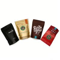 China Coffee Packaging Mylar Pouch Zip Lock Stand Pouch Snack Biscuits Cookie Packaging Bags LDPE Packaging Bags Logo Custom Printing for sale