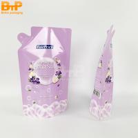 China Digital Printing LOW MOQ and Gravure  in House for  Liquid  Laundry Detergent Refill Plastic Bag Shape Pouch Packaging for sale