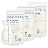 China BPA-Free Leak-Proof Double Graduated Stand up Pouch Disposable Refrigerable Food Grade PE Gravure Printed Milk Storage Bag for sale