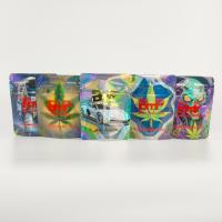 China Custom Printed Shape UV Printing Child Resistant Smell Proof Soft Touch Mylar Bags 1g 3.5g 7g 14g 28g Cali Pack for sale