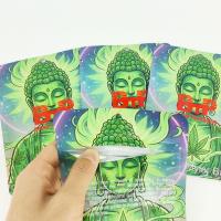 China Custom Irregularly Shaped Die Cut 3.5g Mylar Plastic Bags Reusable Seal for Food Pet Food Storage for sale