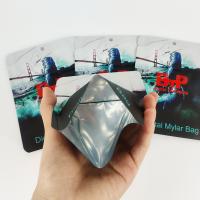 China 100pcs Custom Printed Low MOQ Smell Proof Child Resistant Resealable Stand up Ziplock Mylar Bags 3.5g  for Candy Pound Packaging for sale