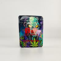 China Premium Custom Printed Matte Stand up Ziplock Mylar Bags Resealable Smell Proof Food Grade Pouch for Candy Snacks Edibles 3.5g for sale