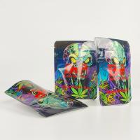 China Premium Custom Printed Matte Stand up Ziplock Mylar Bags Resealable Smell Proof Food Grade Pouch for Candy Snacks Edibles 3.5g for sale