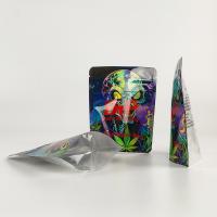 China Premium Custom Printed Matte Stand up Ziplock Mylar Bags Resealable Smell Proof Food Grade Pouch for Candy Snacks Edibles 3.5g for sale
