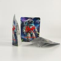China Hot Sell Custom Matte Smell Proof Child Proof Resealable Mylar Doypack 3.5g 14g 28g Food Grade PE Stand up Bag for sale