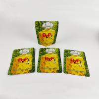 China High Quality Custom Printed Logo Soft Touch Mylar Food Grade Antistatic Stand Ziplock Pouch 3.5g 7g 14g 28g for Milk Jelly for sale