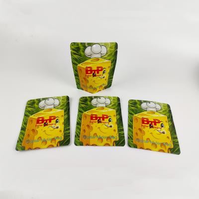 China High Quality Custom Printed Logo Soft Touch Mylar Food Grade Antistatic Stand Ziplock Pouch 3.5g 7g 14g 28g for Milk Jelly for sale