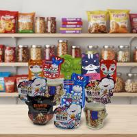 China Vibrant Custom Cartoon-Shaped Snack Pouches Collection Character-Themed Disposable Flexible Packaging CPP MM Assorted Snacks for sale