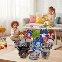 China Vibrant Custom Cartoon-Shaped Snack Pouches Collection Character-Themed Disposable Flexible Packaging CPP MM Assorted Snacks for sale