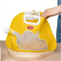 China Reusable Custom Windowed Pouch - Handle & Pour Spout Food Bag for Moisture/Dust-Proof Storage for sale