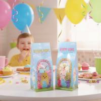 China Personalized Custom-Shaped Food Grade Candy Bags-Re-sealable Recyclable Transparent Stand-Up Packaging Pouches Pattern for sale